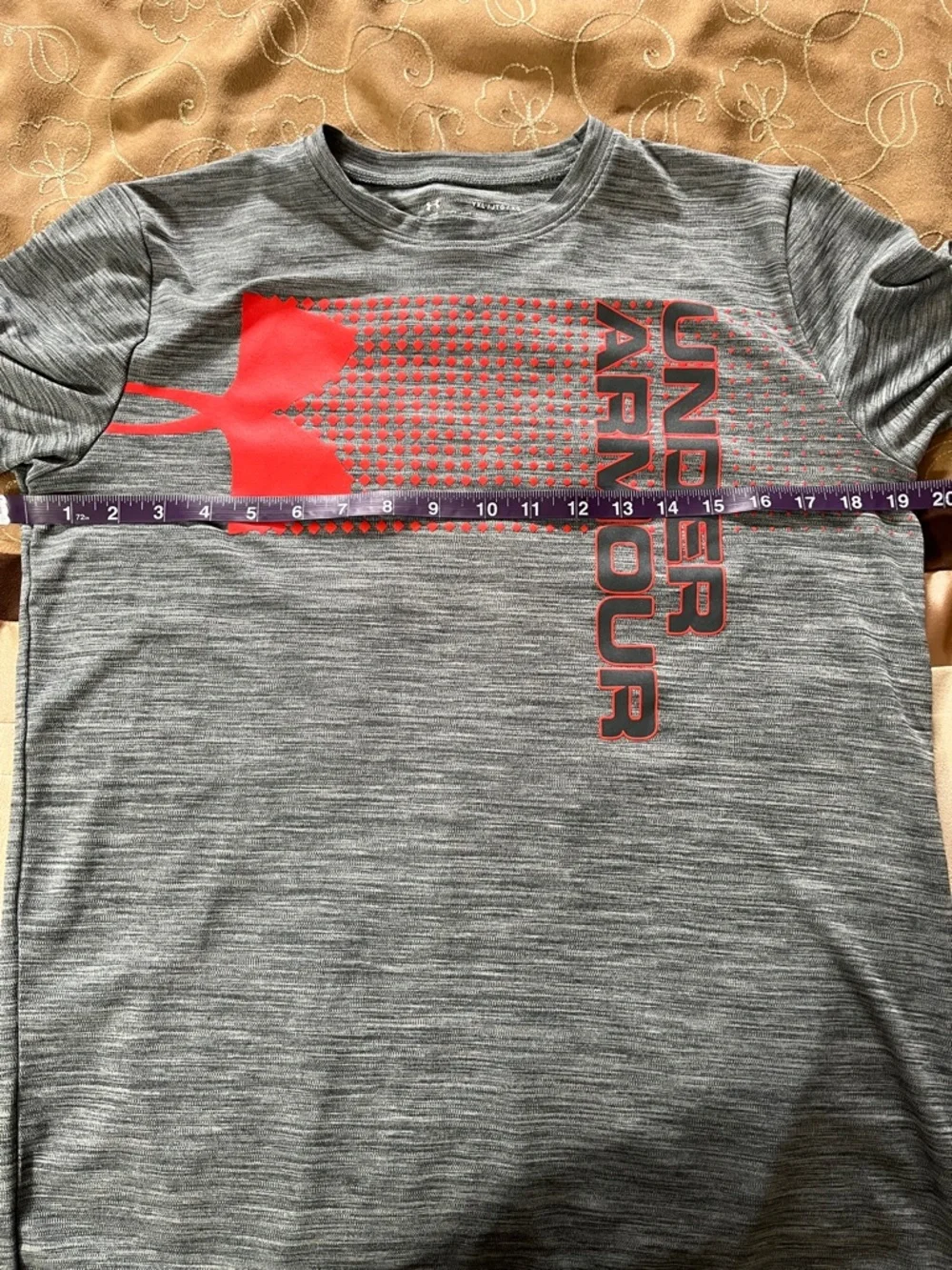 Under Armour | Shirts & Tops | Under Armour Heatgear Tee Boys Yxl Gray ...